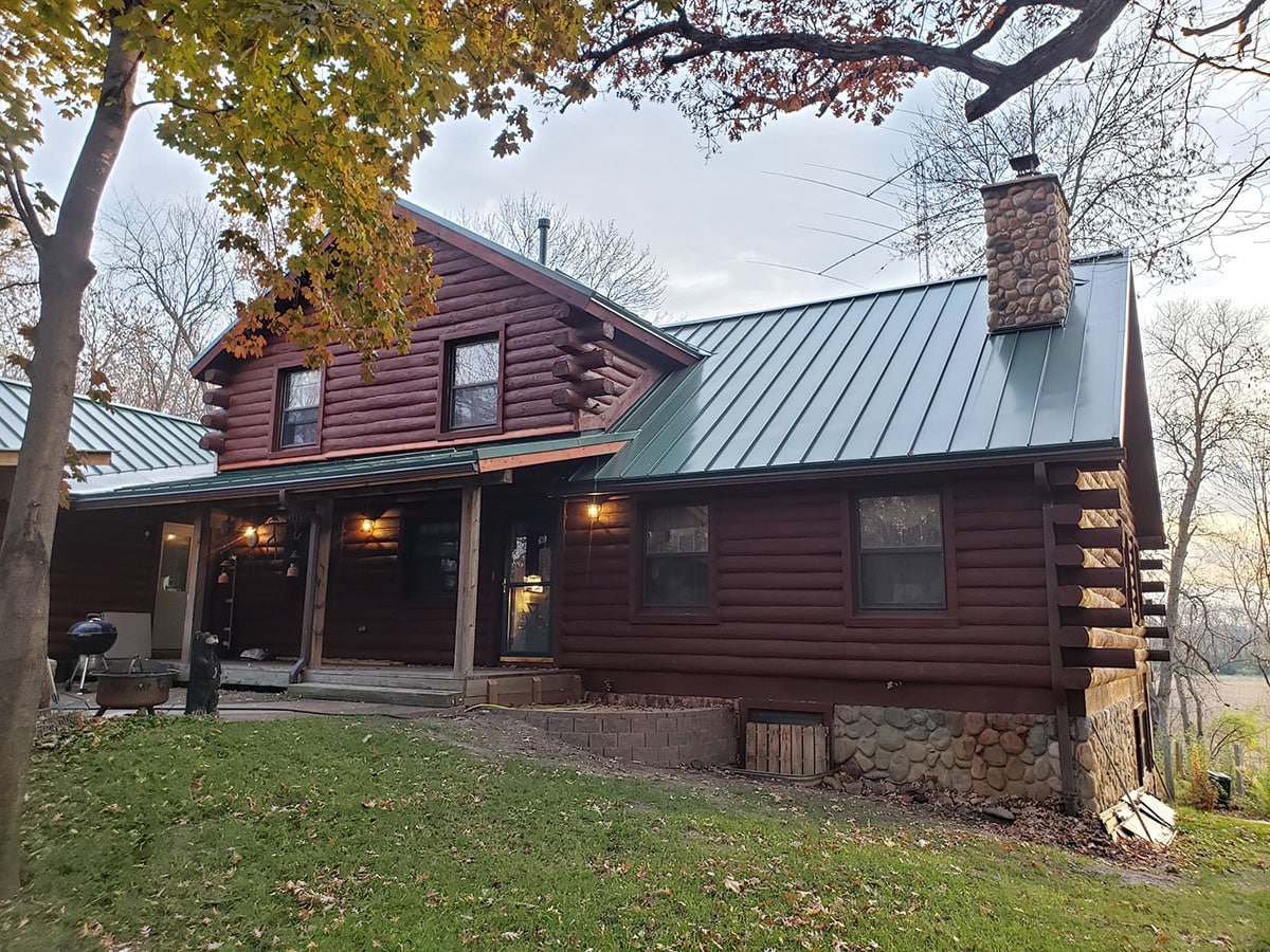 Metal Roof Ideas For Log Home at Maryjane Hartley blog